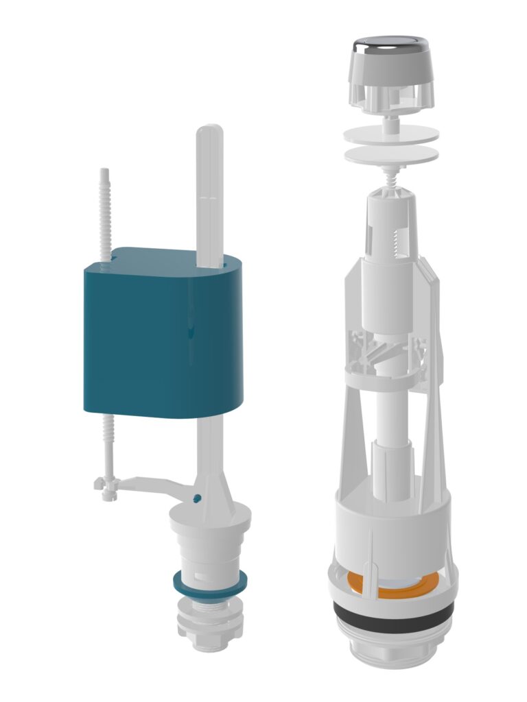 Flushing Mechanism – Bottom Plastic Inlet – Aquaplex FZE