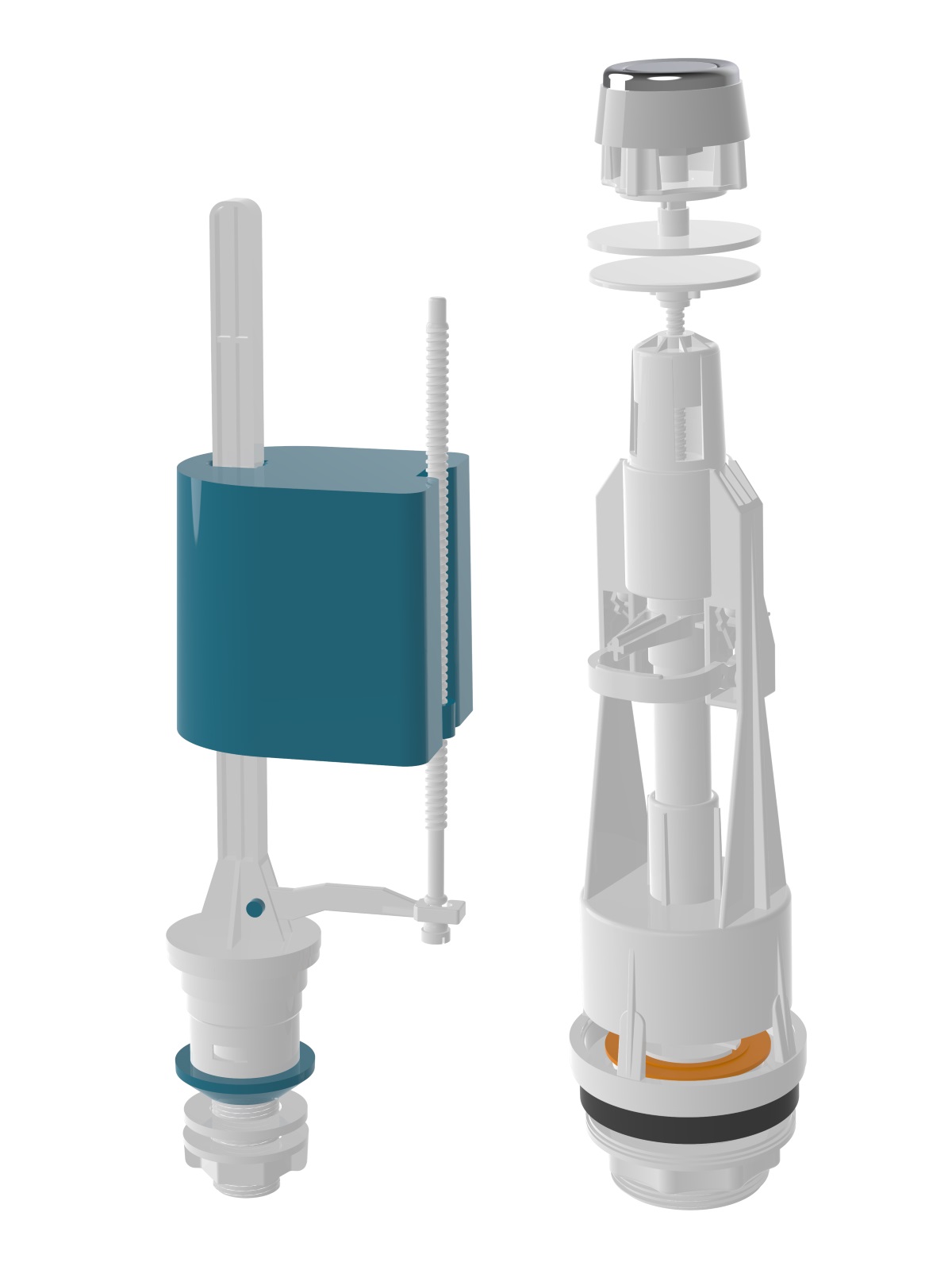 Flushing Mechanism – Bottom Plastic Inlet – Aquaplex FZE
